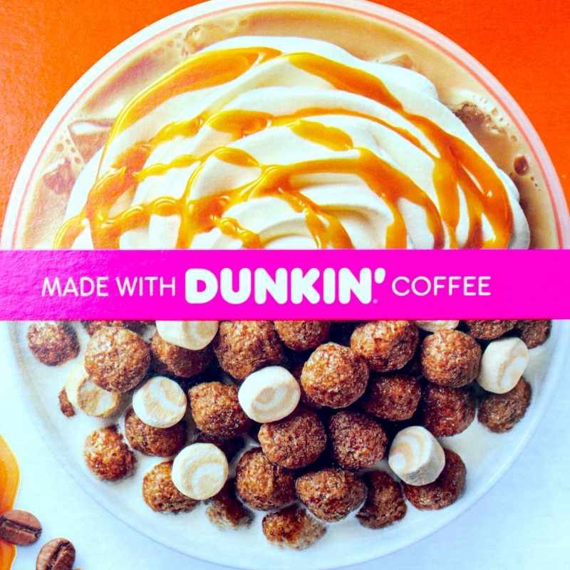 Dunkin cereal Pack caramelo-mocha latte Dunkin cereal Pack caramelo-mocha latte